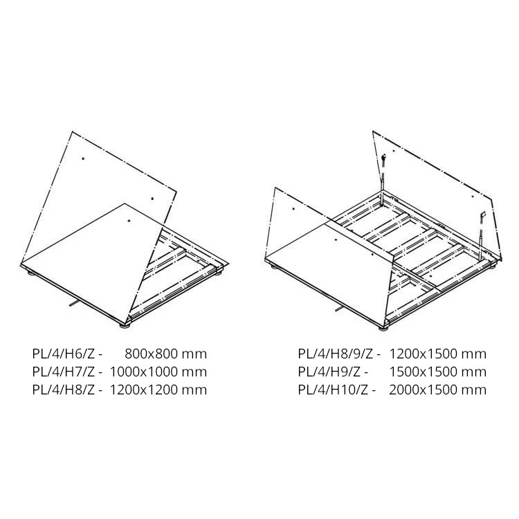 Báscula de plataforma empotrada de acero inoxidable 300kg 100g | RADWAG ...