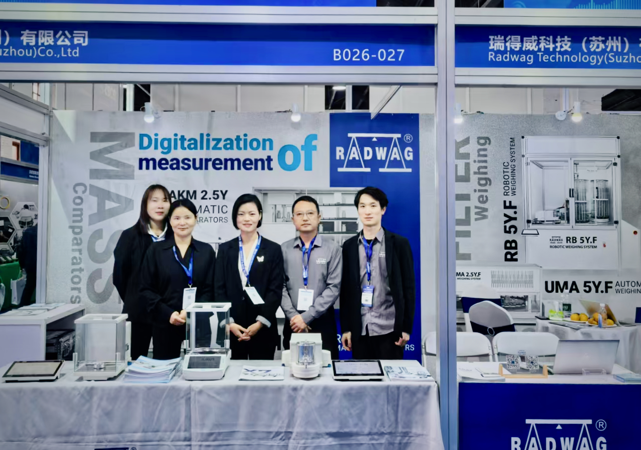 RADWAG brille au plus grand salon de la métrologie en Chine
